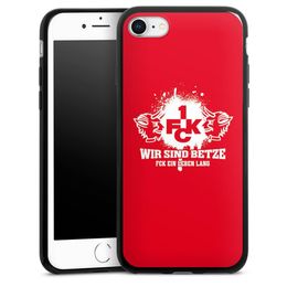DeinDesign iPhone 8 Handy Slim Case extra d&uuml;nn Silikon Handyh&uuml;lle schwarz H&uuml;lle Spruch 1. Fc Kaiserslautern Official Licensed Product Silikon Slim Case