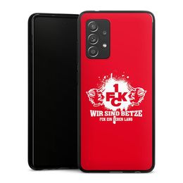 DeinDesign Galaxy A52s 5G Handy Silikon H&uuml;lle Case schwarz Handyh&uuml;lle Spruch 1. Fc Kaiserslautern Official Licensed Product