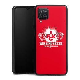 DeinDesign Galaxy A12 Handy Silikon H&uuml;lle Case schwarz Handyh&uuml;lle 1. Fc Kaiserslautern Spruch Official Licensed Product