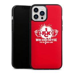 DeinDesign iPhone 13 Pro Max Handy Silikon H&uuml;lle Case schwarz Handyh&uuml;lle 1. Fc Kaiserslautern Spruch Official Licensed Product