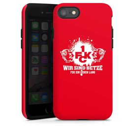 DeinDesign iPhone SE (2020) Handy Panzer Handyh&uuml;lle robuste Outdoor H&uuml;lle Schutzh&uuml;lle matt Spruch 1. Fc Kaiserslautern Official Licensed Product Tough Case