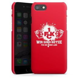 DeinDesign iPhone SE (2020) Handy Premium Case Smartphone Handyh&uuml;lle Schutzh&uuml;lle matt Spruch 1. Fc Kaiserslautern Official Licensed Product Premium Case