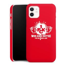 DeinDesign iPhone 12 mini Handy Premium Case Smartphone Handyh&uuml;lle Schutzh&uuml;lle matt 1. Fc Kaiserslautern Spruch Official Licensed Product Premium Case