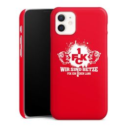 DeinDesign iPhone 12 mini Handy Premium Case Smartphone Handyh&uuml;lle Schutzh&uuml;lle gl&auml;nzend 1. Fc Kaiserslautern Spruch Official Licensed Product Premium Case