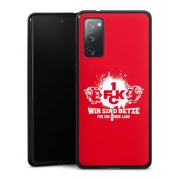 DeinDesign Galaxy S20 FE 5G Handy Silikon H&uuml;lle Case schwarz Handyh&uuml;lle Spruch 1. Fc Kaiserslautern Official Licensed Product