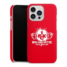 DeinDesign iPhone 13 Pro Handy Premium Case Smartphone Handyh&uuml;lle Schutzh&uuml;lle matt 1. Fc Kaiserslautern Spruch Official Licensed Product Premium Case