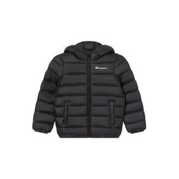Champion Authentic Athletic Apparel Jacke Jungen Gr&ouml;&szlig;e 140 schwarz / wei&szlig;