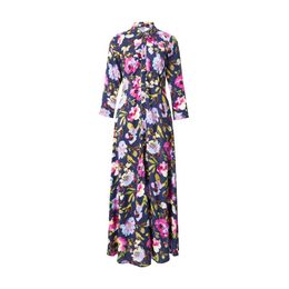 Y.A.S YAS Kleid 'YASSAVANNA' Damen Größe 38 navy / himmelblau / kiwi / pink Winterkleid