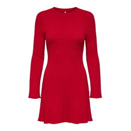 Only Knitted dress female Red size XS