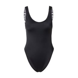 Calvin Klein Swimwear Badeanzug 'Intense Power' Damen Gr&ouml;&szlig;e L schwarz / wei&szlig;