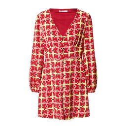 Glamorous Kleid Damen Gr&ouml;&szlig;e 36 gelb / rosa / rot / schwarz Winterkleid