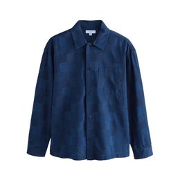 next Button Up Shirt male Blue size XXL