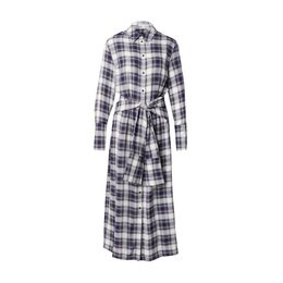 Topshop Kleid Damen Größe 42 beige / navy / blaumeliert / weiß Winterkleid