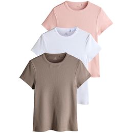 The Set Shirt female Beige, Pink, White size XS
