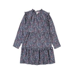 Vero Moda Girl Kleid M&auml;dchen Gr&ouml;&szlig;e 164 grau / dunkelgr&uuml;n / dunkelrot