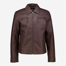 BULL & BERRY Dunkelbraune Nevio Bikerjacke