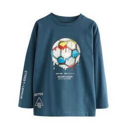 next Shirt Jungen Gr&ouml;&szlig;e 128 saphir / gelb / rot / wei&szlig;