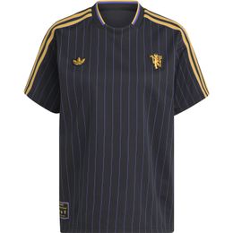 Adidas Manchester United Icon Teamtrikot Herren, schwarz, Größe: M