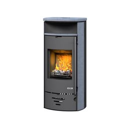 Accente International Kaminofen 'Casablanca 4.0 GTS' grau 7 kW