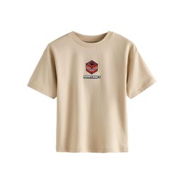 next T-Shirt Jungen Gr&ouml;&szlig;e 110 beige / rot / schwarz / wei&szlig;