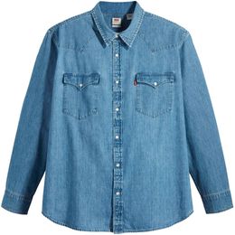 Levi's Big & Tall Button Up Shirt 'Classic Western Shirt (Big & Tall)' male Blue size XXXL