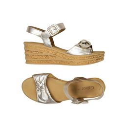 Gabor Sandalen Damen Größe 39 Second Hand silber