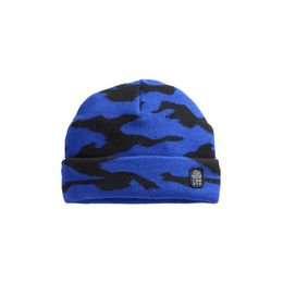next Beanie Jungen Gr&ouml;&szlig;e 54 blau / schwarz