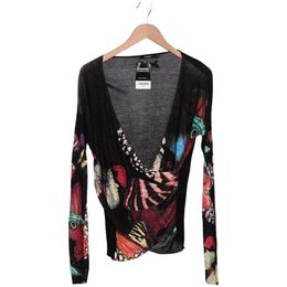 Desigual Langarmshirt Damen Gr&ouml;&szlig;e M Second Hand schwarz