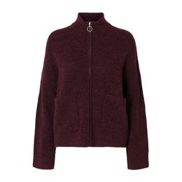 Selected Strickjacke 'SLFSIA RAS' Damen Gr&ouml;&szlig;e XL aubergine