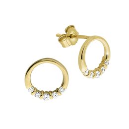 Celesta Gold Ohrring 375/- Gelbgold Zirkonia