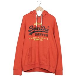 Superdry Kapuzenpullover Herren Größe XXXL Second Hand orange