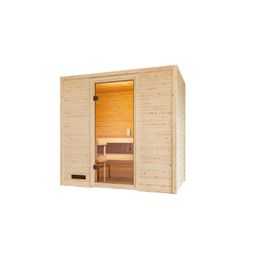 Karibu Innensauna Dorika inkl. Saunaofen 3,6kW integr. Steuerung