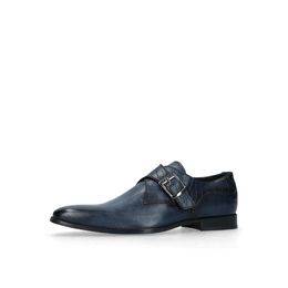 Manfield Schnallschuhe Herren Gr&ouml;&szlig;e 42 blau