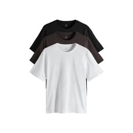 The Set T-Shirt Damen Gr&ouml;&szlig;e XL schoko / schwarz / wei&szlig;
