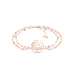 SERASAR Armband 'Life' Damen Gr&ouml;&szlig;e 23 cm rosegold