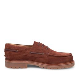 Heinrich Dinkelacker Slipper & Pantoletten - Bootsschuh Miami Plain V - Gr. 46_5 - in Braun - f&uuml;r Damen