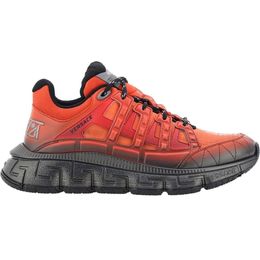 Versace Low-Top Sneaker - Versace Trigreca Sneakers - Gr. 39 (EU) - in Orange - f&uuml;r Damen