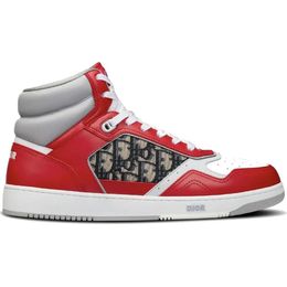 Christian Dior Low-Top Sneaker - Dior Oblique High-Top Sneakers - Gr. 48 - in Rot - f&uuml;r Damen