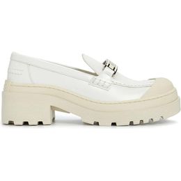 Christian Dior Loafer - Dior Leather Loafers - Gr. 35 (EU) - in Wei&szlig; - f&uuml;r Damen