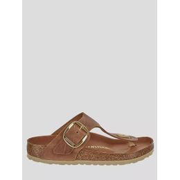 Birkenstock Sandalen - Gizeh Big Buckle Sandals - Gr. 39 (EU) - in Braun - f&uuml;r Damen