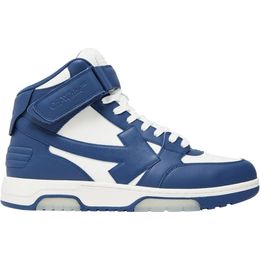 Off-White Low-Top Sneaker - Off White Out Of Office Mid Top Sneakers - Gr. 39 (EU) - in Blau - f&uuml;r Damen