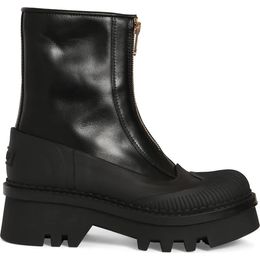 Chlo&eacute; Chlo&eacute; Stiefel - Chloe Raina Leather Boots - Gr. 37 (EU) - in Schwarz - f&uuml;r Damen