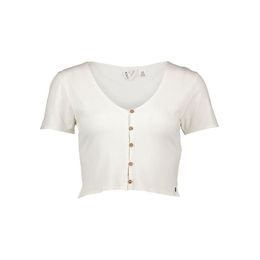 Roxy Crop-Top in Wei&szlig; - 72% | Gr&ouml;&szlig;e M | Damen-tops