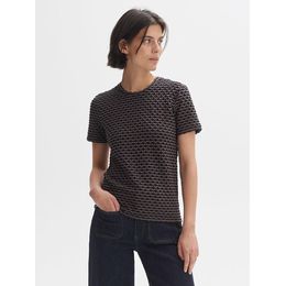 Opus Shirt in Schwarz/ Braun - 40% | Gr&ouml;&szlig;e 36 | Damen-tops