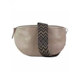 Lepelou Fanny Pack 'THEA large' female Grey size 30 cm x 19 cm x 9 cm