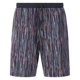 Jan Vanderstorm Pyjamahose 'Thorborg' Herren Gr&ouml;&szlig;e XL dunkelblau / rot / wei&szlig;
