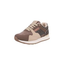 Ital-Design Sneaker Damen Gr&ouml;&szlig;e 39 beige / braun / schwarz