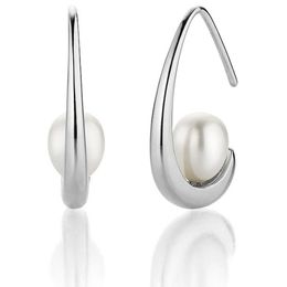 Firetti Ohrringe Damen Größe One Size silber / perlweiß