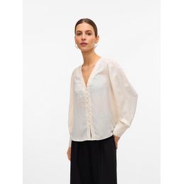 V&eacute;ro Moda VERO MODA Bluse 'VMFasana' Damen Gr&ouml;&szlig;e XL creme