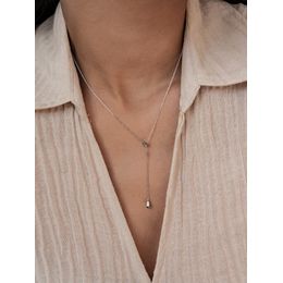 Hey Happiness Necklace 'Heart Lariat' female Silver size Onesize